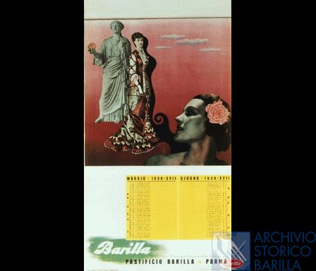 Calendario Barilla 1939 - Omaggio alla donna italiana - Archivio ...