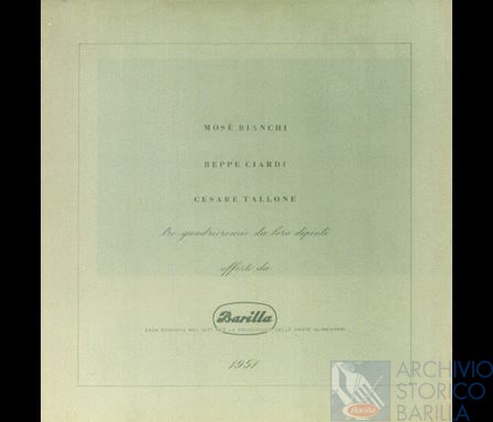 Calendario Barilla 1951 - Opere - Archivio Storico Barilla